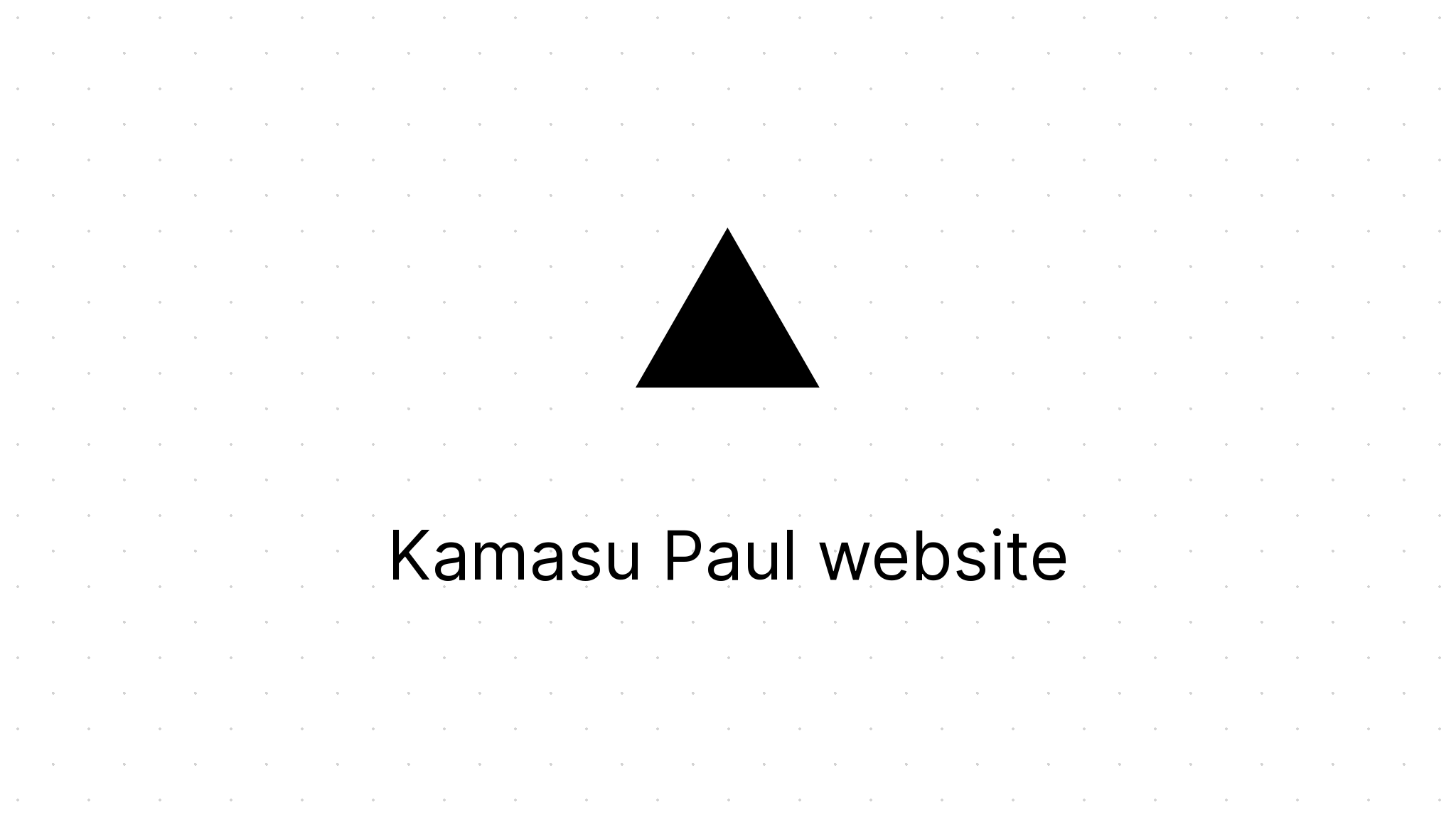 Kamasu Paul website